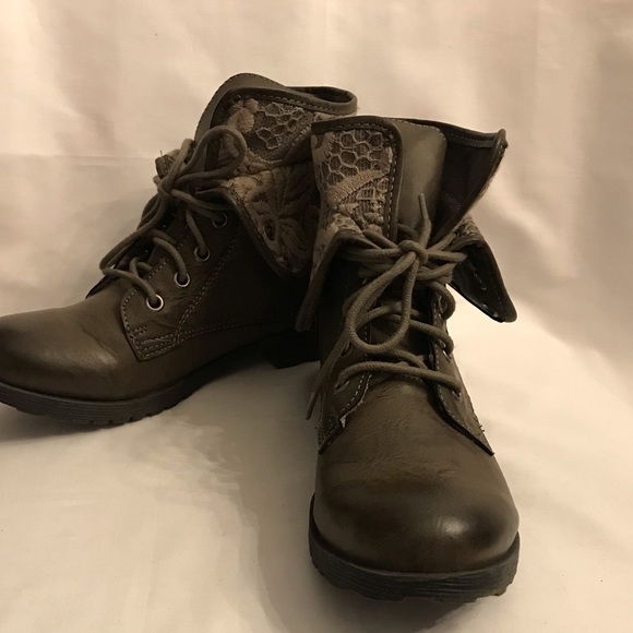 Rock & Candy | Shoes | Army Green Rock Candy Boot | Poshmark